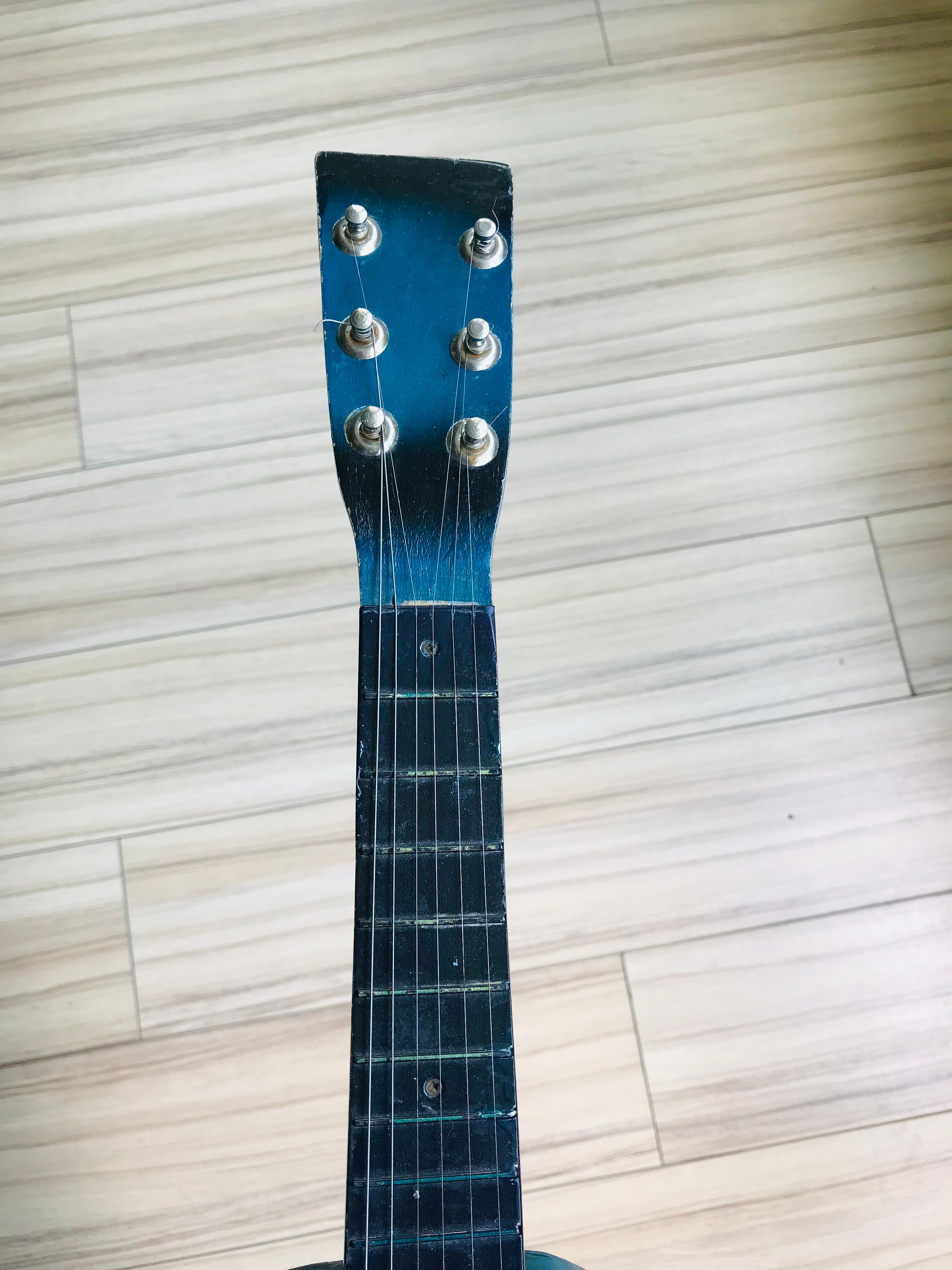 Vintage Children's Toy Guitar 6 String Retro Mini Russian | Etsy