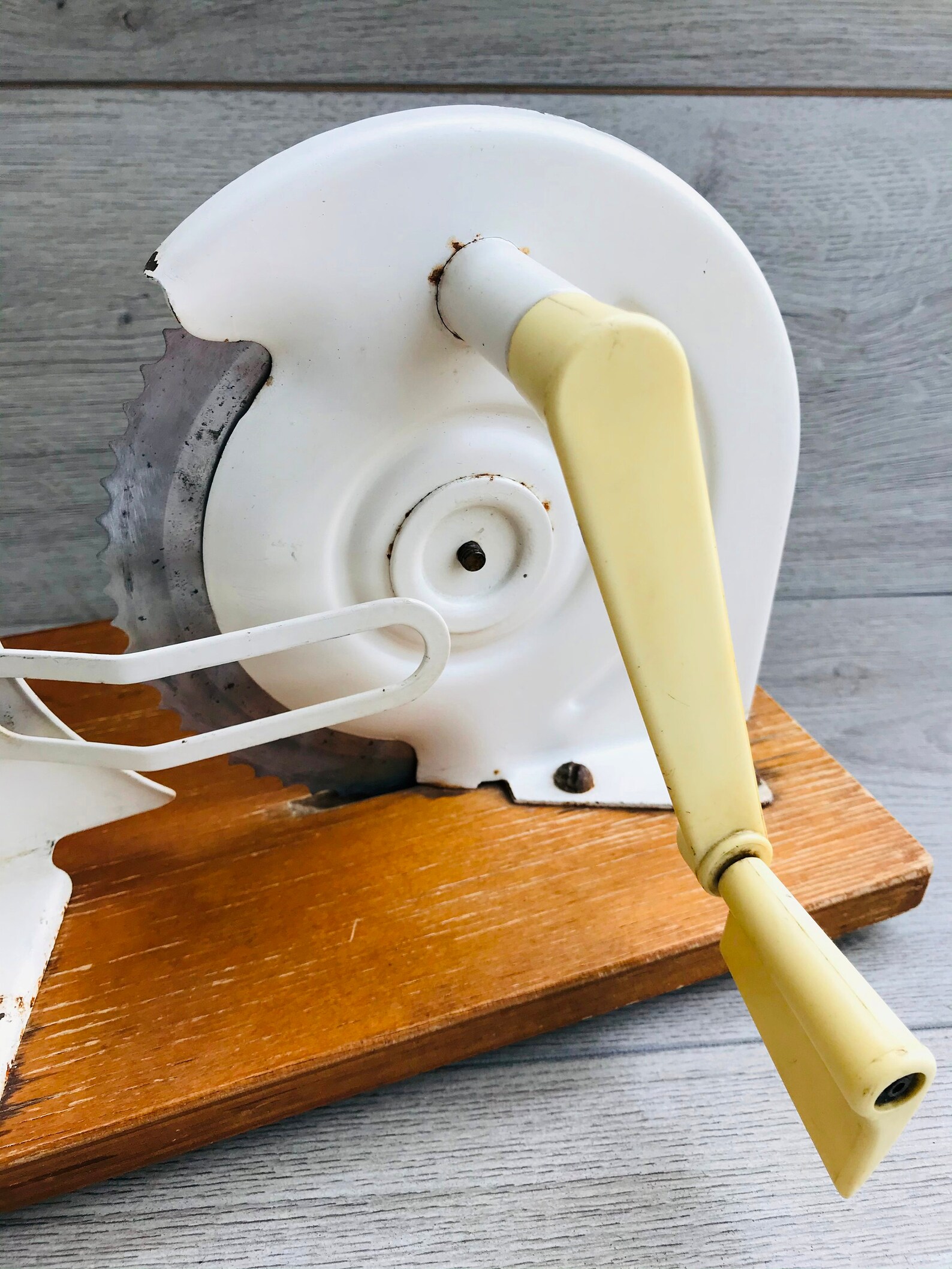 Vintage hand bread cutting machine Bread slicer Vintage | Etsy
