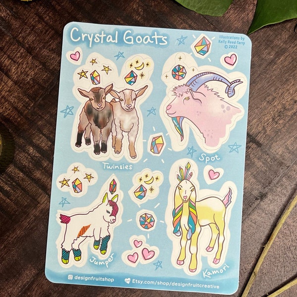 Cute Goat Stickers - Etsy