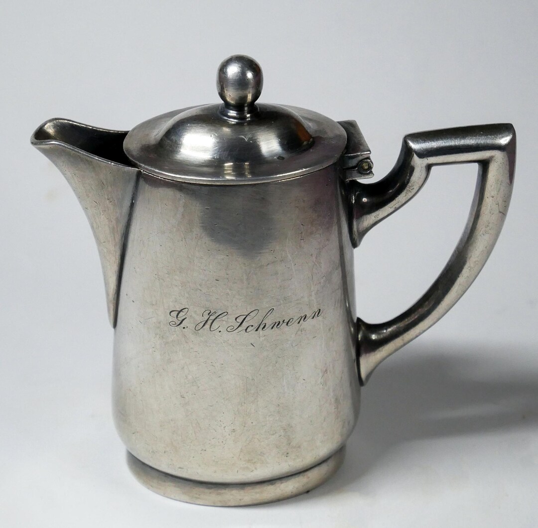 Collector's Creamer – Hotel Silversmiths "g.h. Schwenn" (c. 1920) Art ...