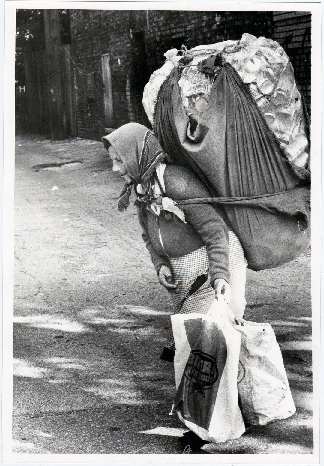 Original Silver Gelatin Photograph by Carmen Reporto, 1980, Poor Woman ...