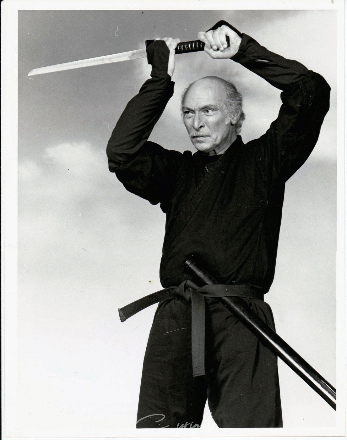 LEE VAN CLEEF Original Foto 1984, Amerikanische Presse, The Master, 18 ...