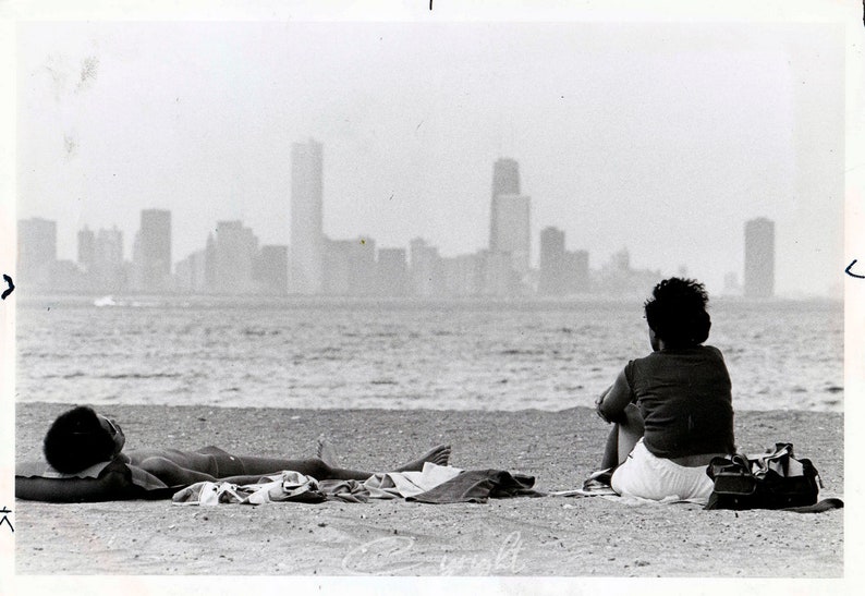 Film Photograph by Anthony Suau "skyline Chicago" World Press, Capa ...