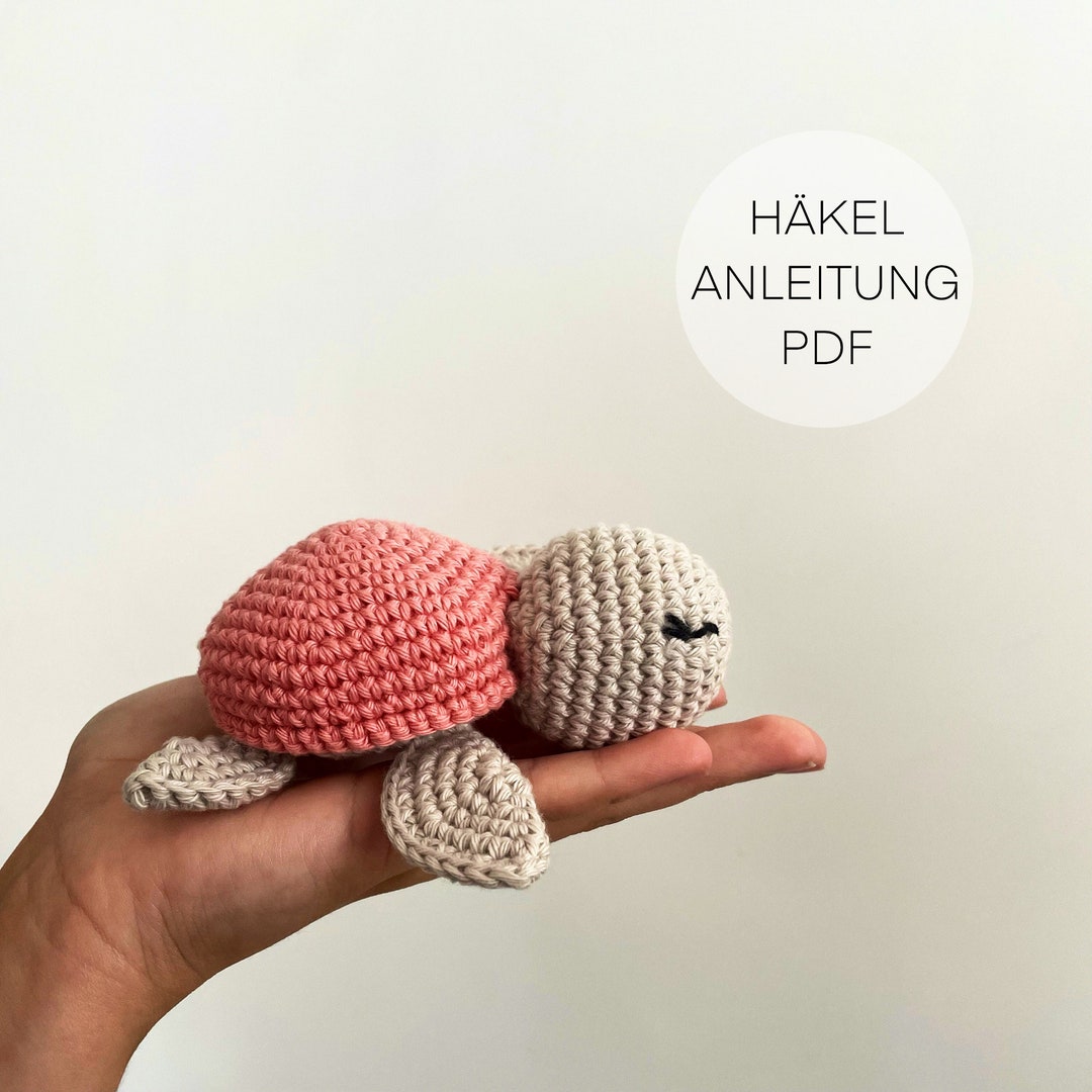 Crochet Pattern I Rattle I Turtle I Instructions I German - Etsy