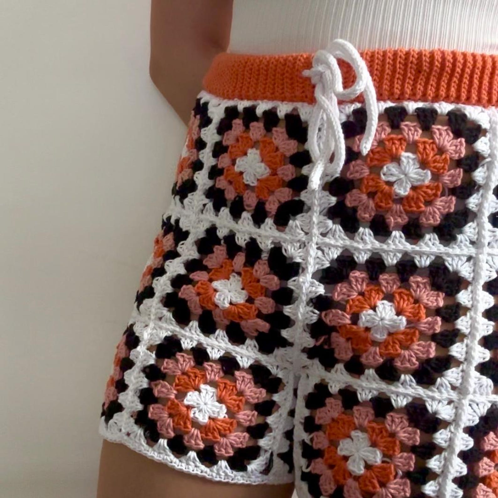 Crochet Pattern I Granny Square Shorts I Instructions I English - Etsy