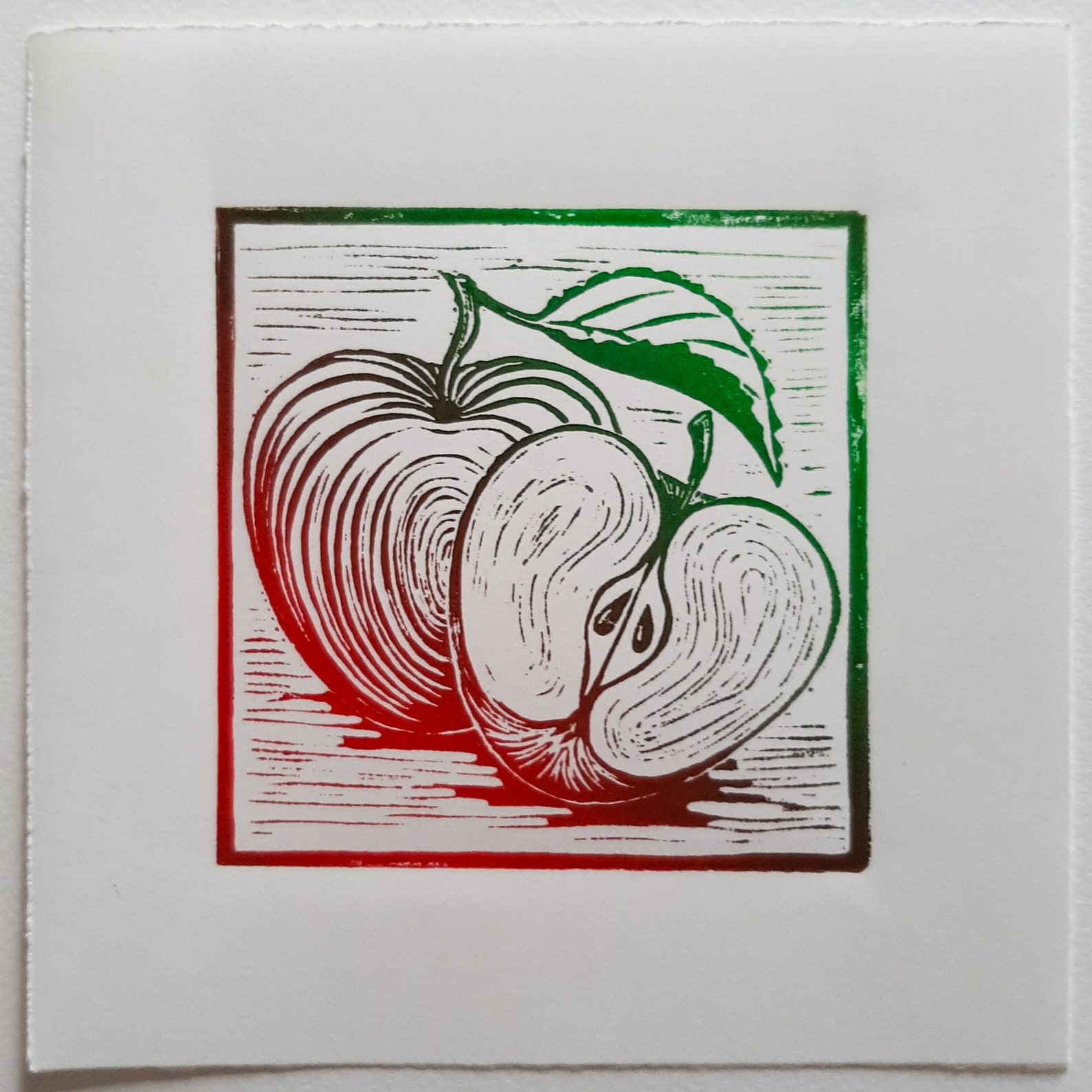 Fruits Original Linocut / Linoprint / Handmade Print / Wall - Etsy