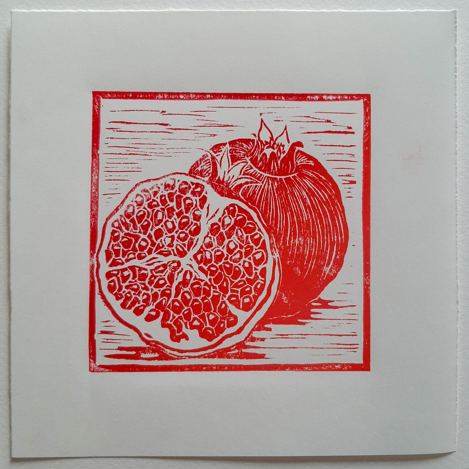 Fruits Original Linocut / Linoprint / Handmade Print / Wall - Etsy