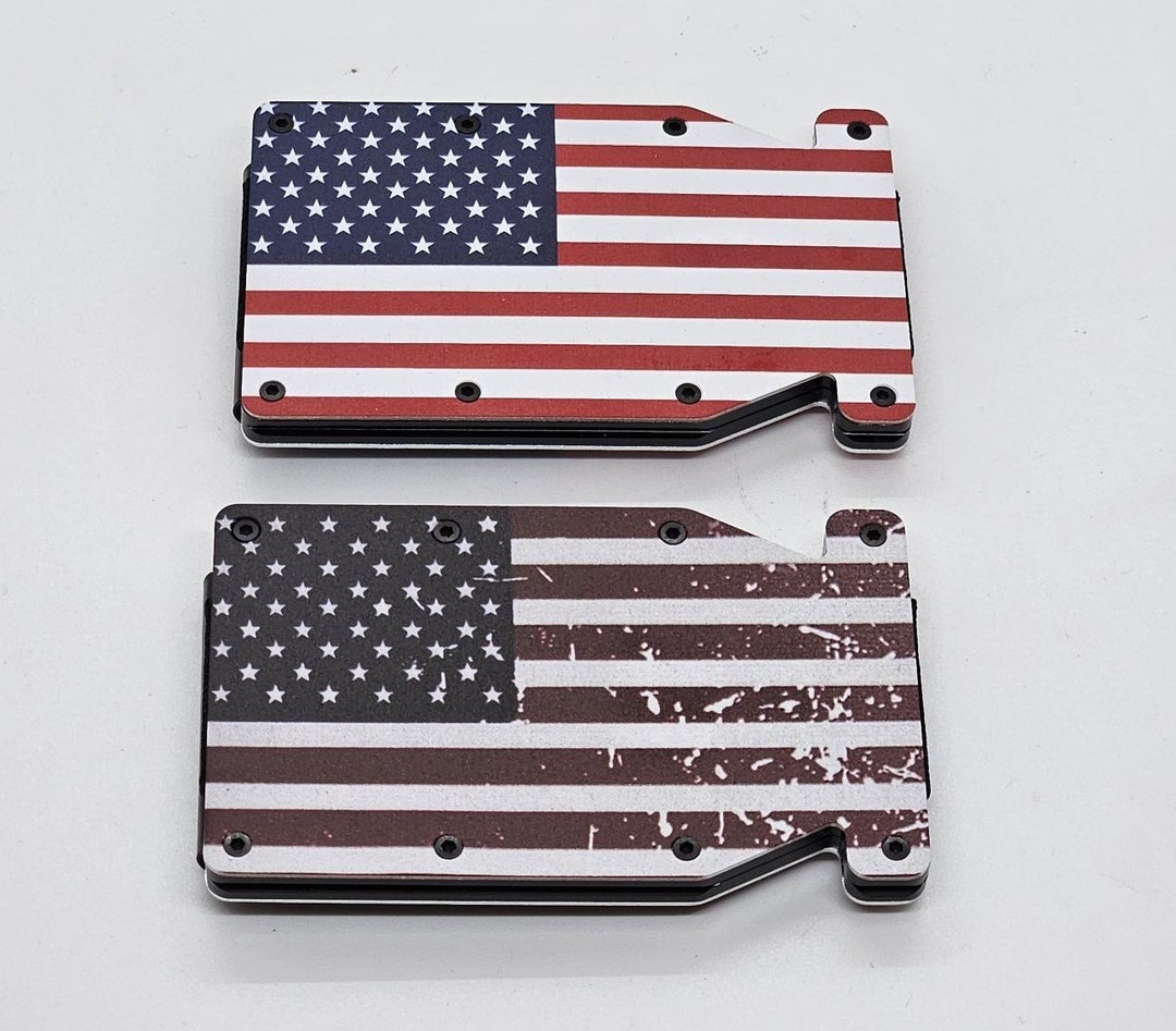Lock Connection® the Notch RFID Wallets American Flag - Etsy