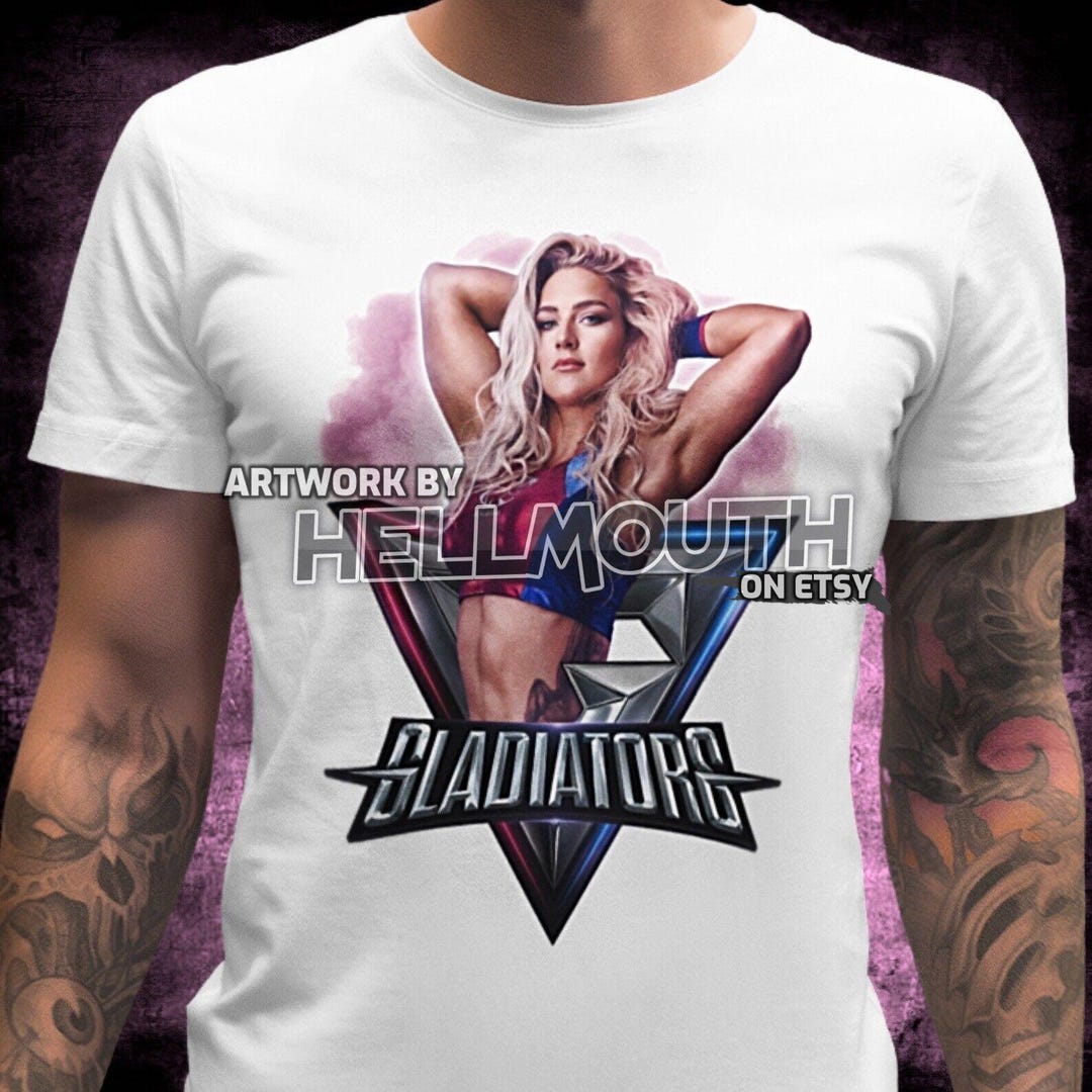 Gladiators Sabre T-shirt. Men's & Women's All Sizes. 2024 TV Show ...