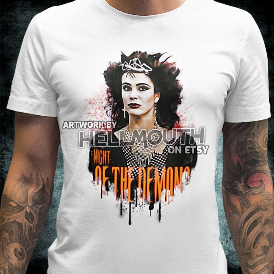 Night of the Demons Angela - White T Shirt. Men's & Women's All Sizes ...