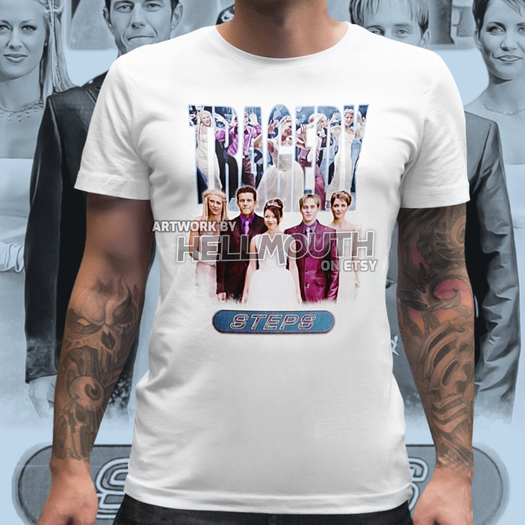 Steps TRAGEDY T Shirt! Men's & Women's All Sizes. 90s Step One Pop ...