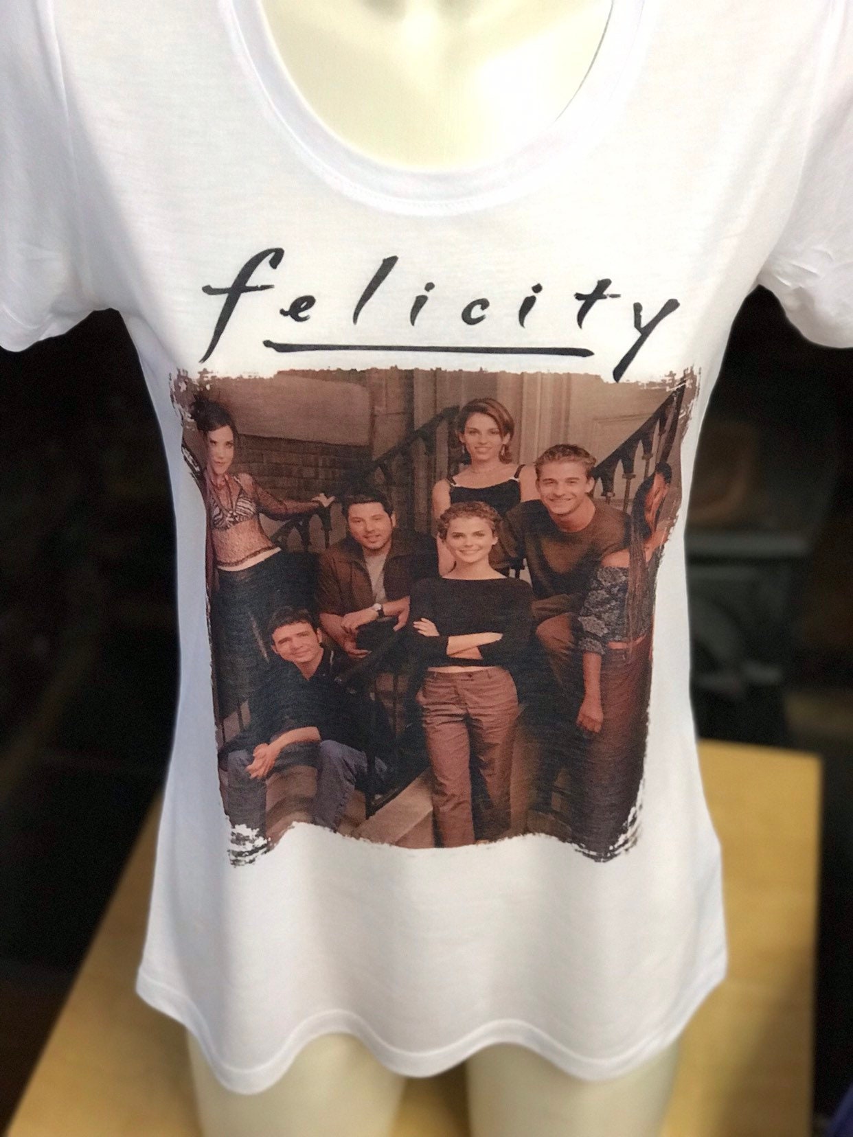 Felicity White Custom Made T-shirt. Men's & Women's - Etsy