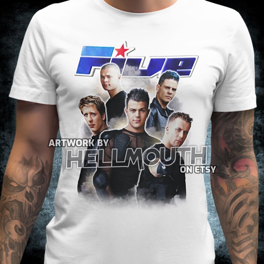 Five Boy Band T Shirt! Men's & Women's All Sizes. 90s Pop - Abz Scott J ...