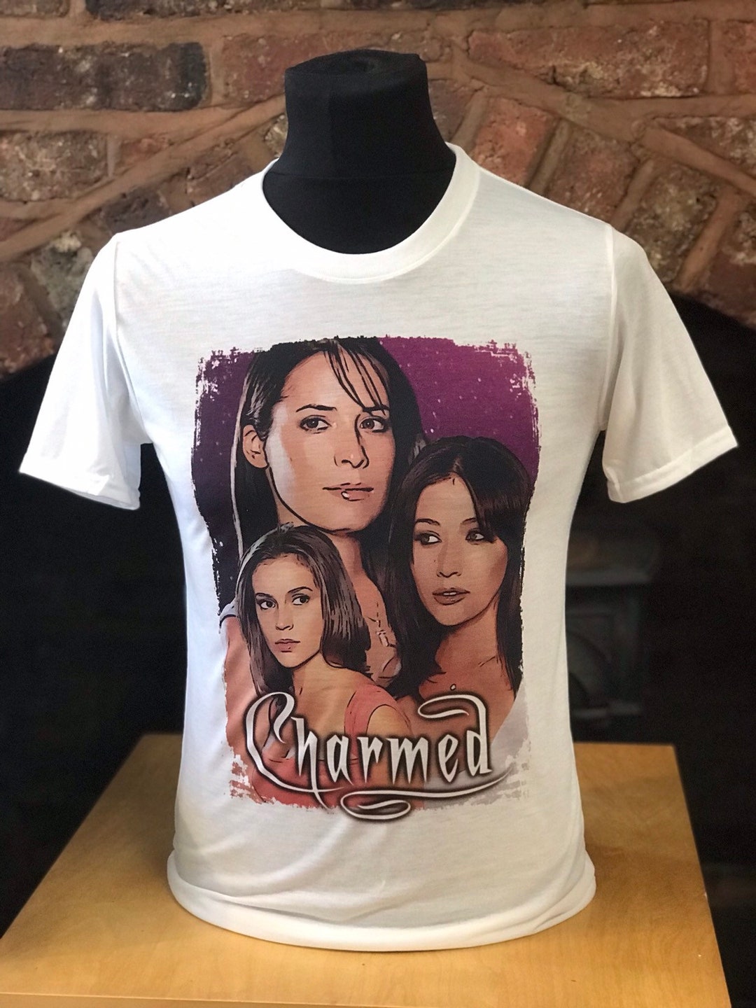 Charmed - White Custom Made T-shirt. Men's, Women's - Etsy