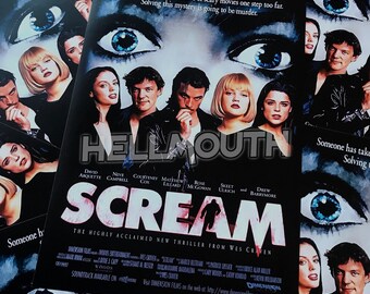 Scream 1996 Movie Poster A2 Size Custom Artwork | Etsy