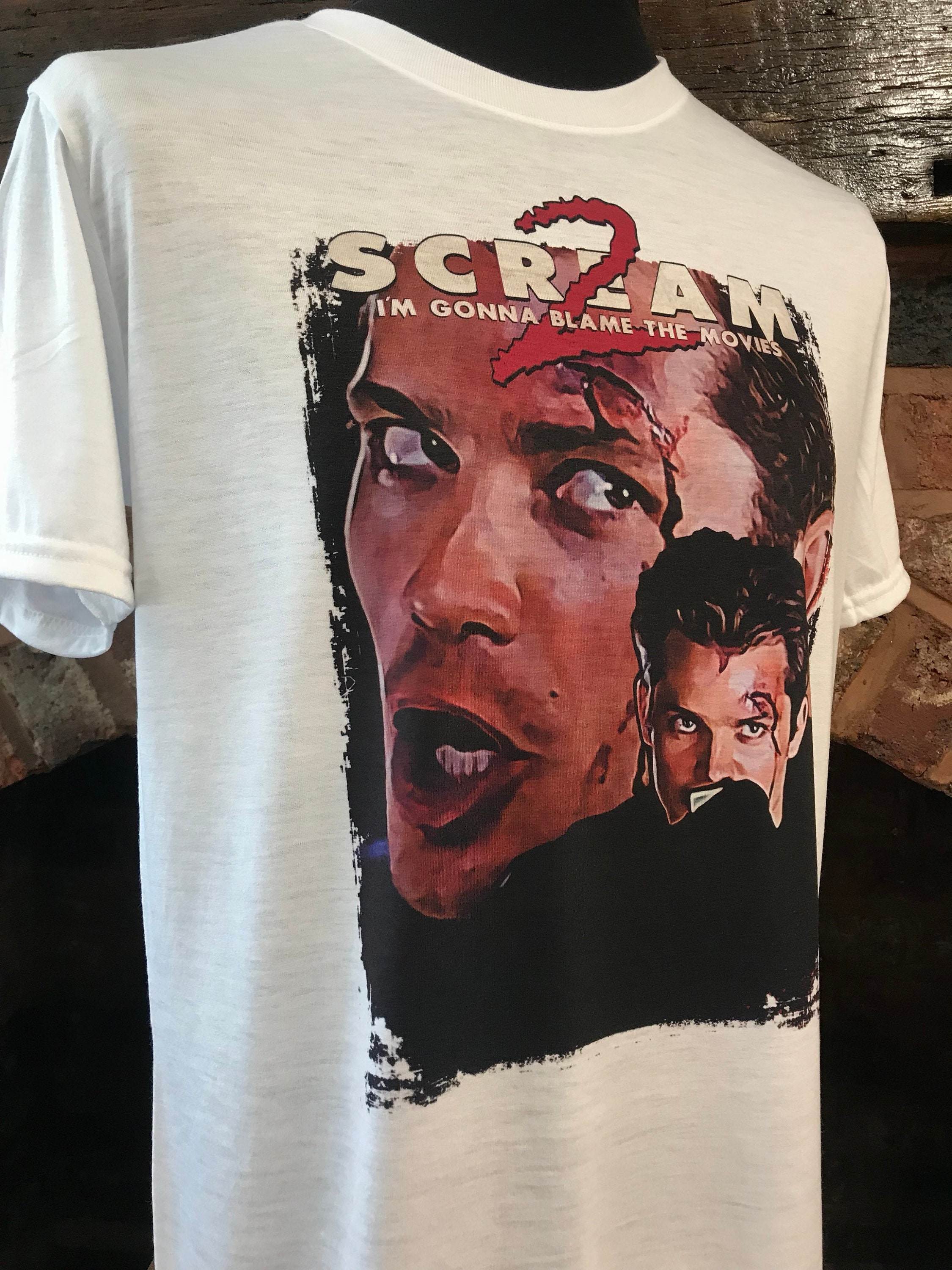 Scream 2 White T-Shirt. Mickey Altieri. Timothy Olyphant. | Etsy