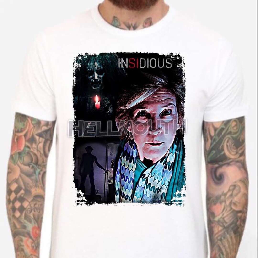 Insidious - White T-shirt! Horror. Lin Shaye. Men's & Women's All Sizes ...