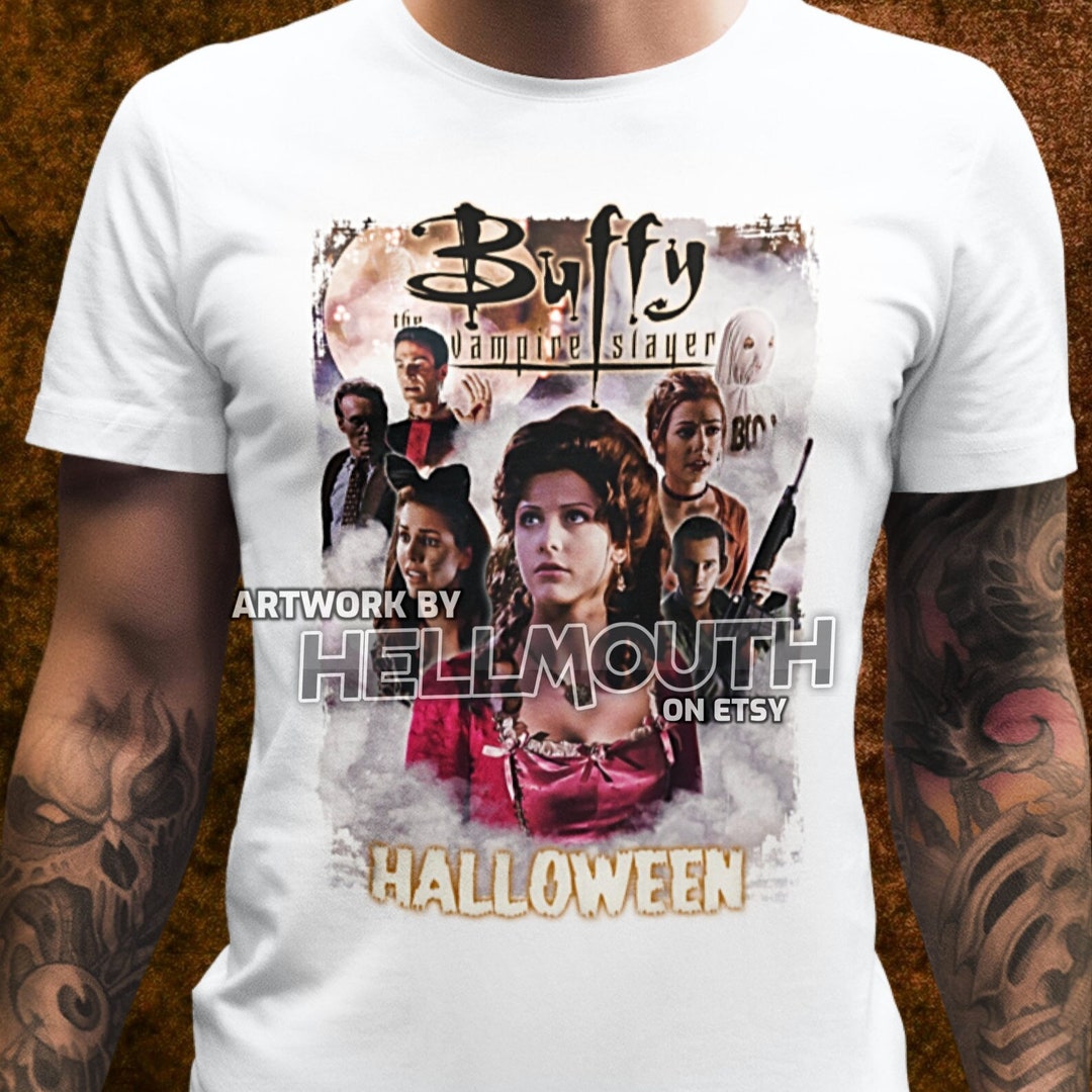 Buffy the Vampire Slayer Halloween T-shirt. Men's & Women's All Sizes ...