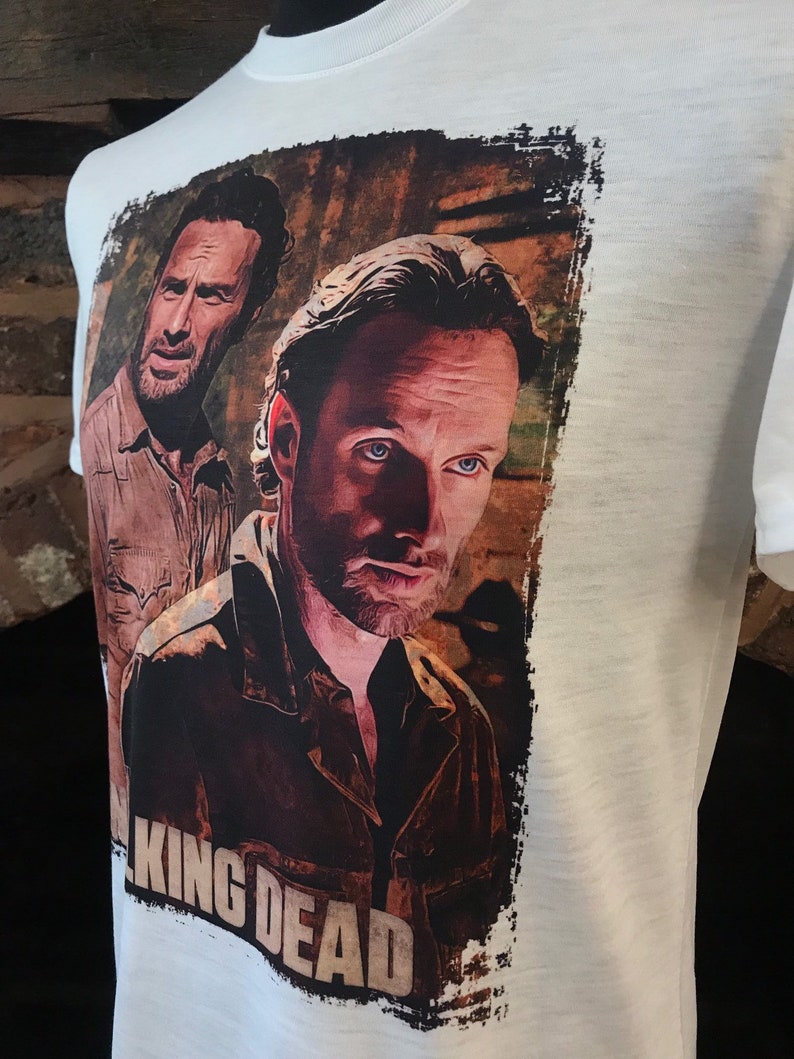 Custom Made " Rick Grimes" From the Walking Dead T Shirt. Andrew ...