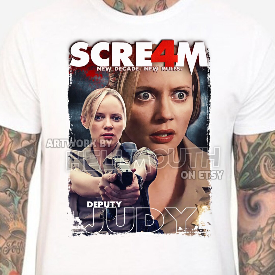 Scream 4 T-shirt Judy Hicks - Marley Shelton. Men's & Women's All Sizes ...