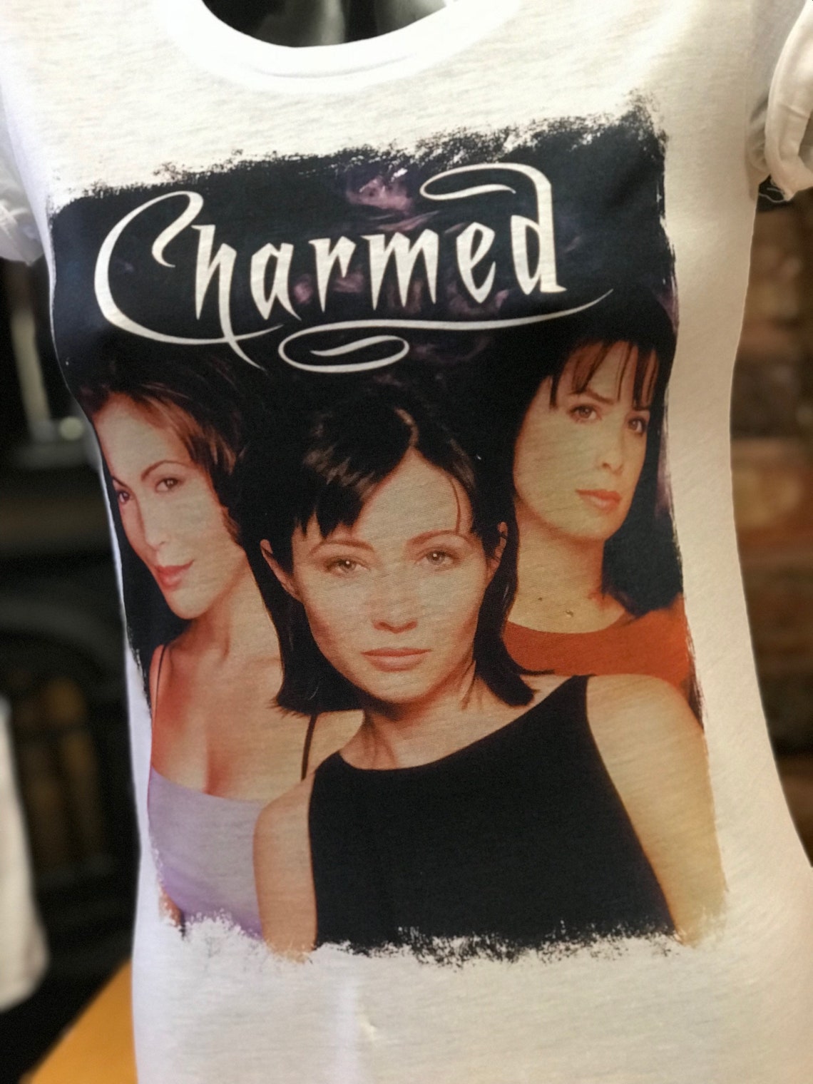 Charmed - White Custom Made T-shirt. Men's, Women's - Etsy