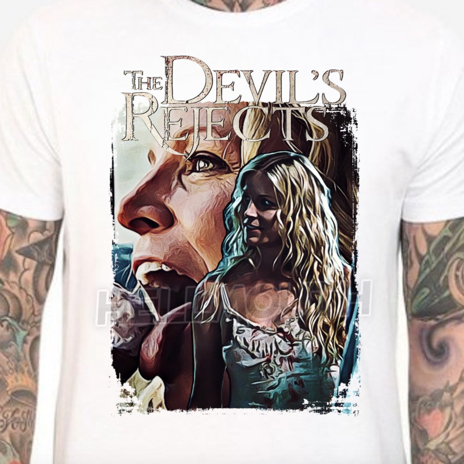 The Devils Rejects Baby Firefly. Sheri Moon Zombie White T | Etsy