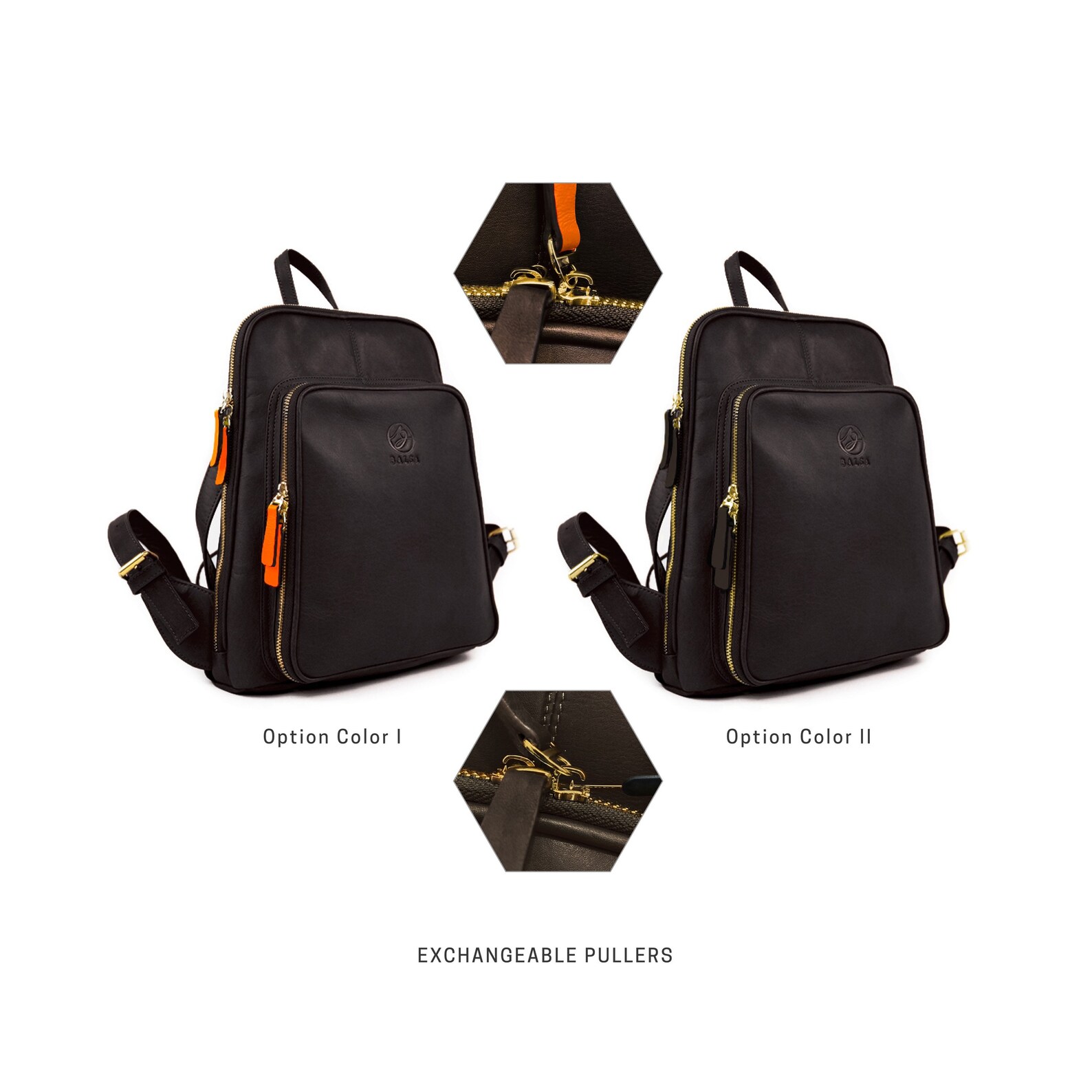 XL VERSION of Our Paris Leather Backpack Purse in Tan Black - Etsy