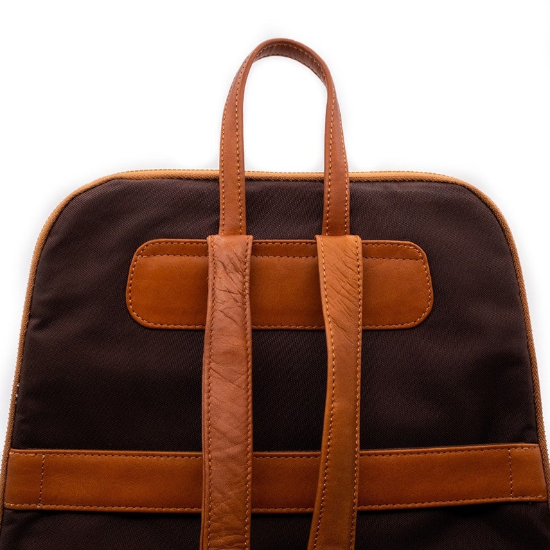 XL VERSION of Our Paris Leather Backpack Purse in Tan Black - Etsy
