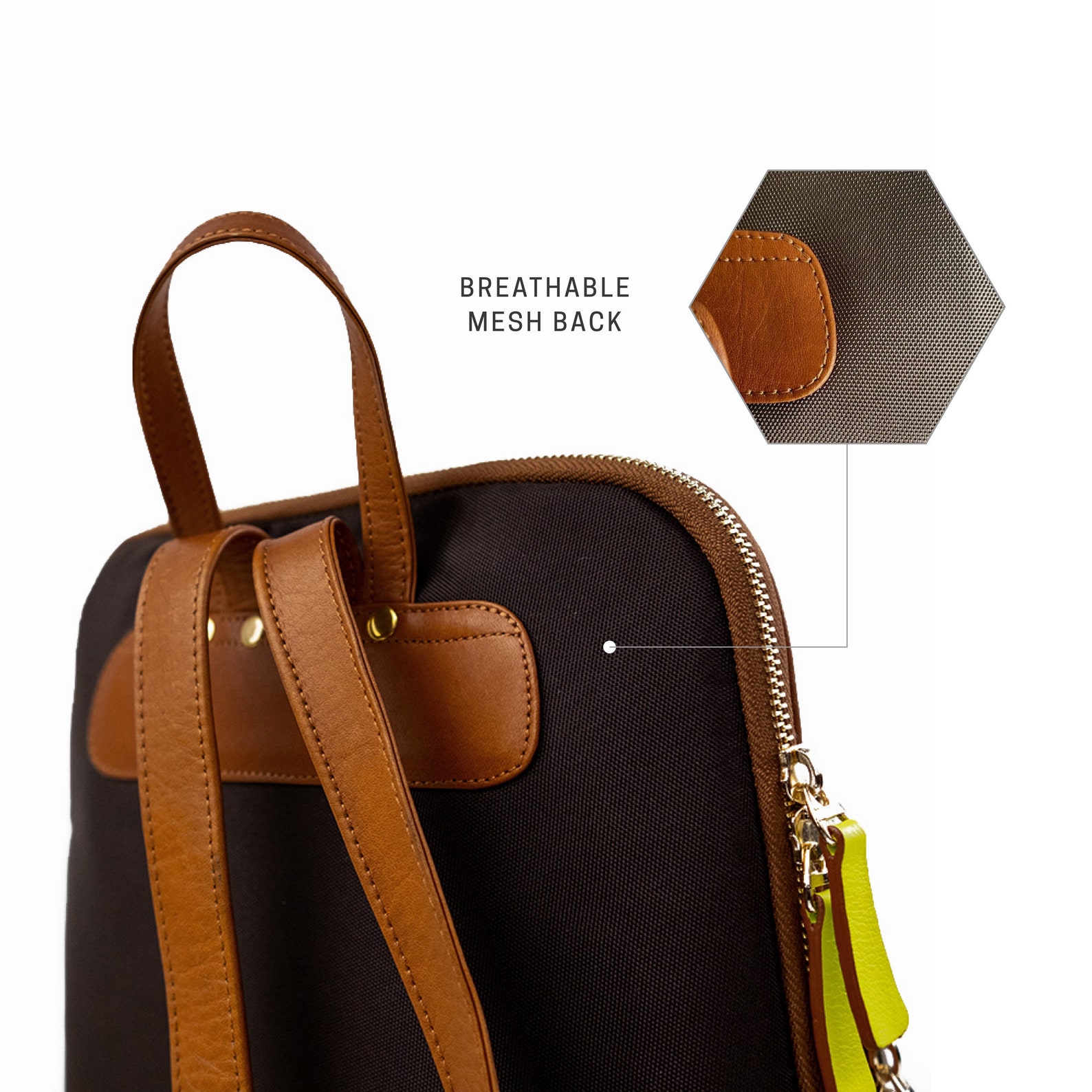 XL VERSION of Our Paris Leather Backpack Purse in Tan Black - Etsy
