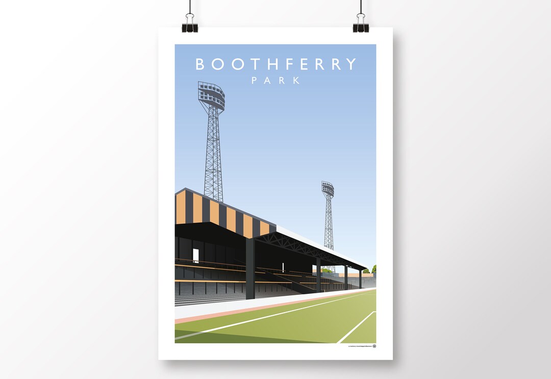 Hull City Boothferry Park Poster - Etsy
