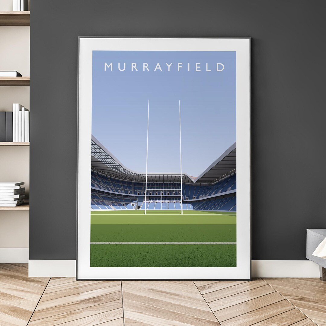 Scotland Rugby Murrayfield Poster - Etsy