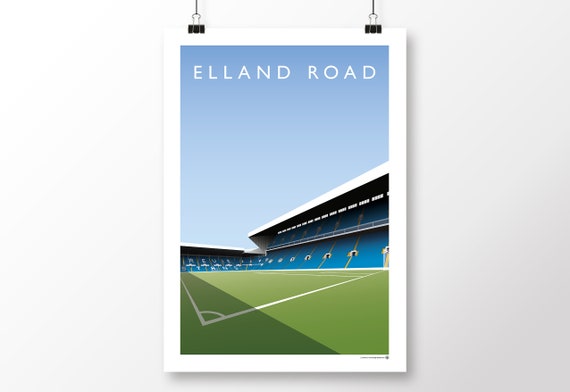 Leeds United Elland Road Revie/East Stand Poster in A3 & A2 | Etsy