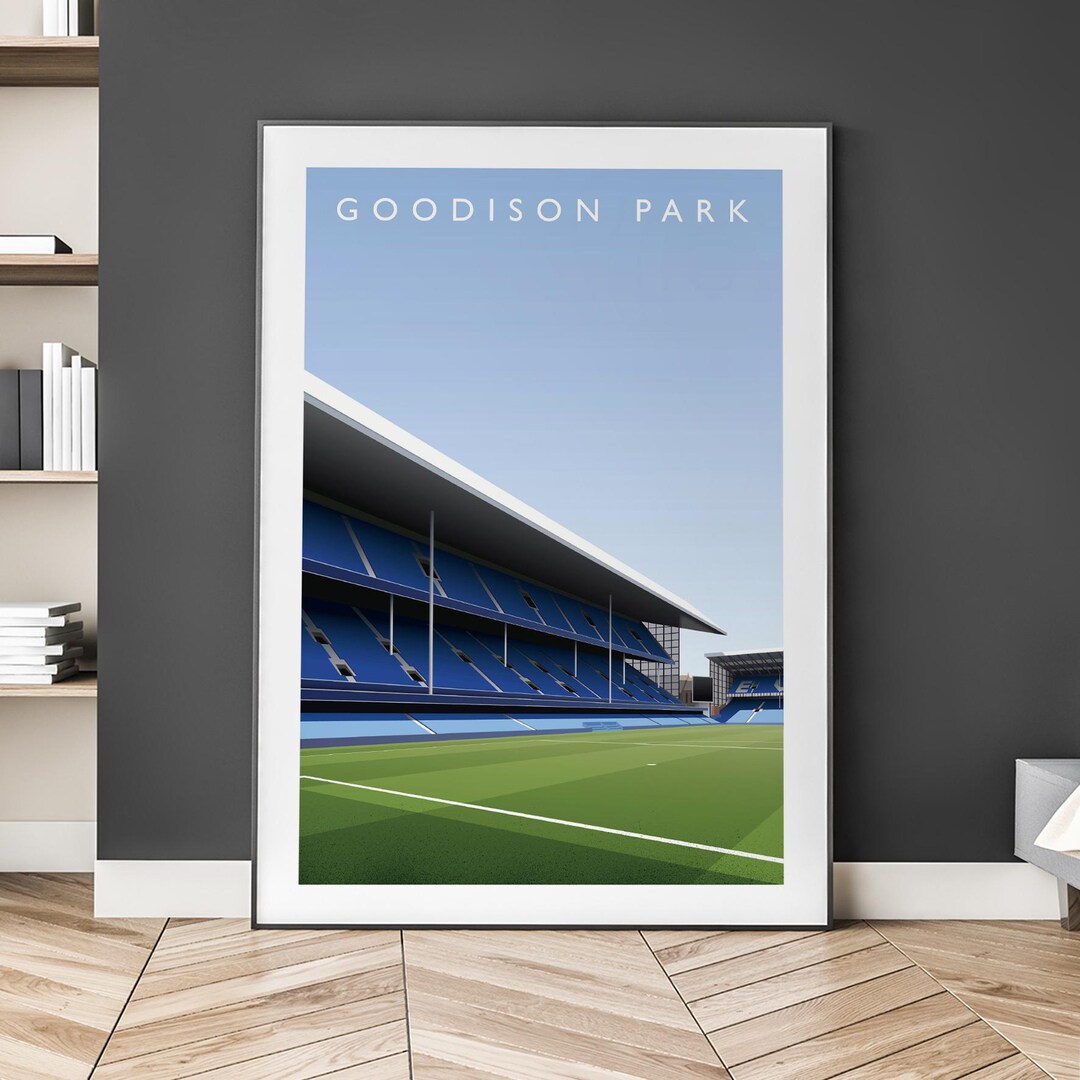 Everton FC Goodison Park Main Stand Poster - Etsy UK