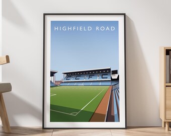 Coventry City Poster | A3 A4 Coventry City Print Poster | Football Art ...