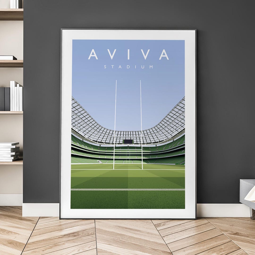 Ireland Rugby Aviva Stadium Poster - Etsy