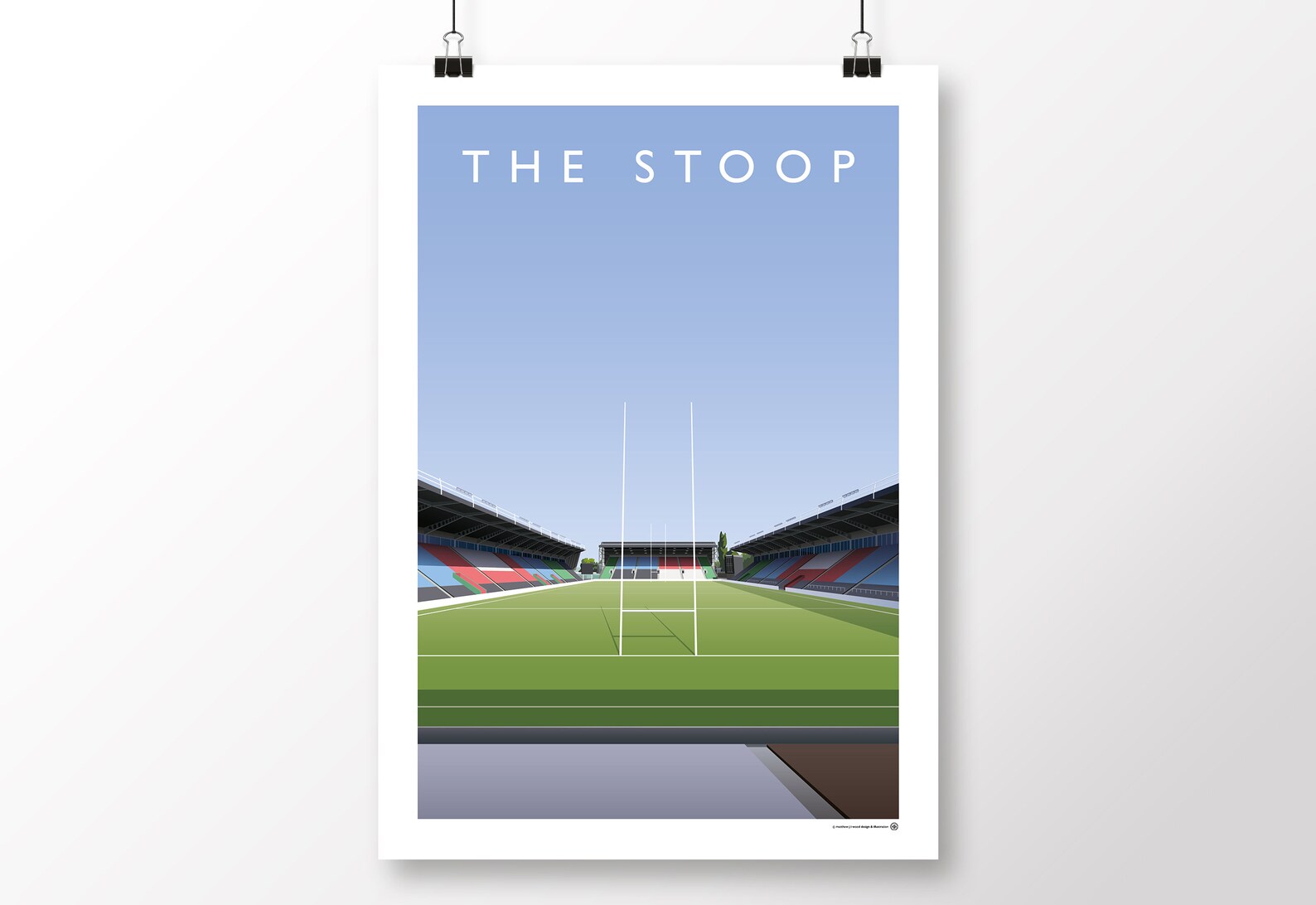 Harlequins Rugby the Stoop Poster - Etsy