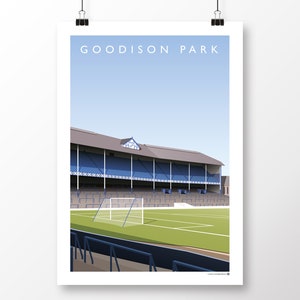 Everton FC Goodison Park - West Stand Poster - Etsy