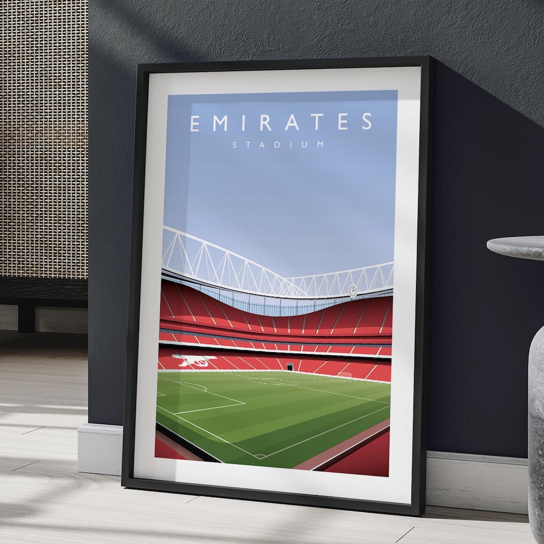 Arsenal FC Emirates Stadium Poster - Etsy UK