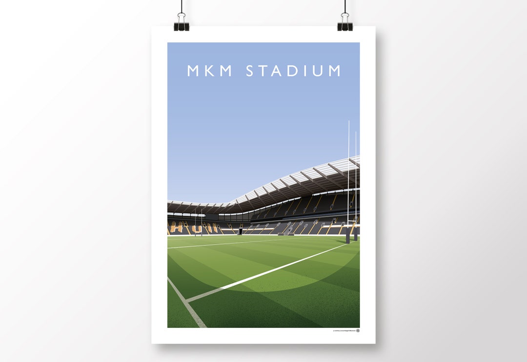 Hull FC MKM Stadium Poster - Etsy