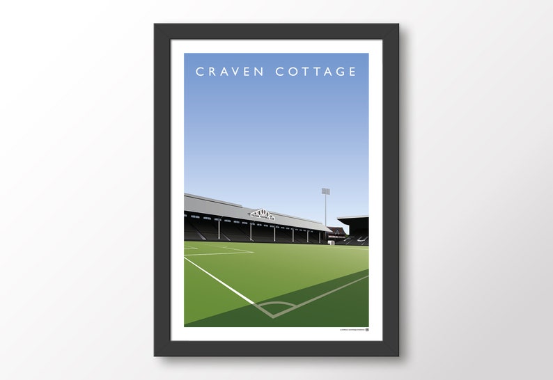 Fulham FC Craven Cottage Johnny Haynes Stand Poster - Etsy