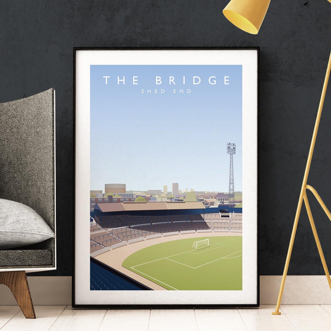 Chelsea FC Stamford Bridge - the Shed End Poster - Etsy