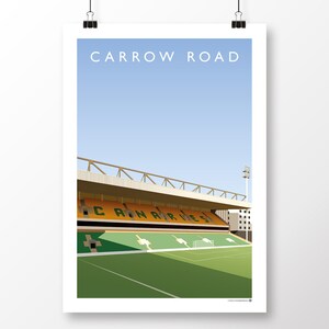 Norwich City Carrow Road Poster - Etsy