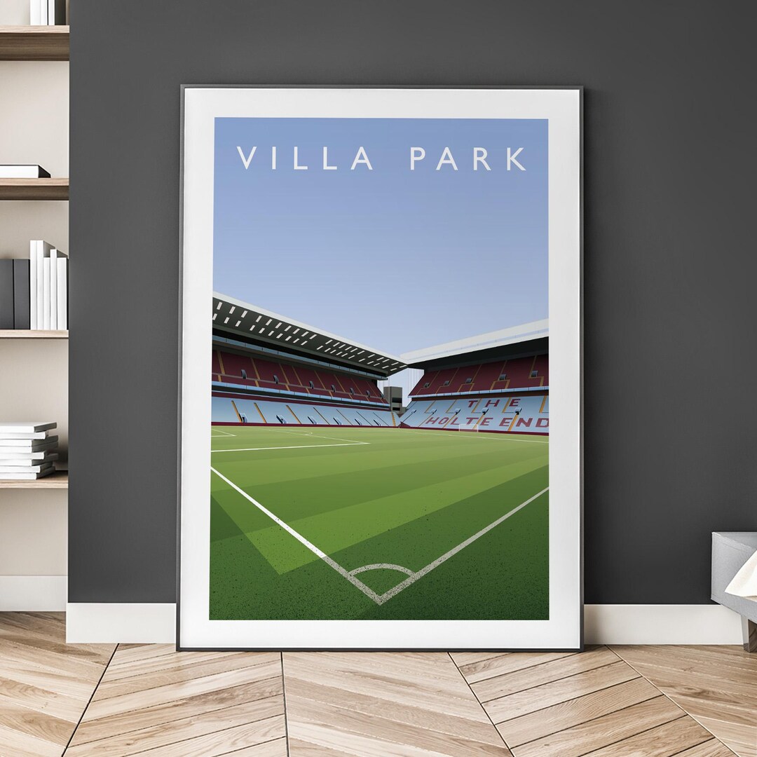 Aston Villa FC Villa Park Doug Ellis Stand/holte End Poster - Etsy