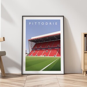 Aberdeen FC Pittodrie Stadium Poster - Etsy