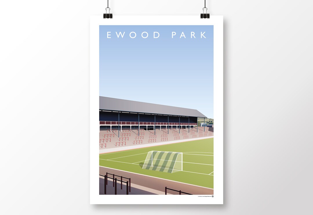 Blackburn Rovers Ewood Park Riverside Stand Poster - Etsy