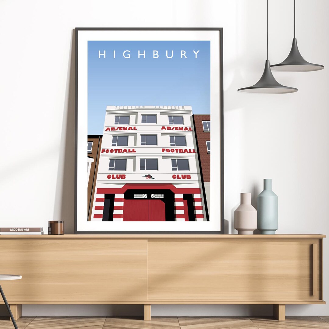 Arsenal FC Highbury West Stand Entrance Poster - Etsy