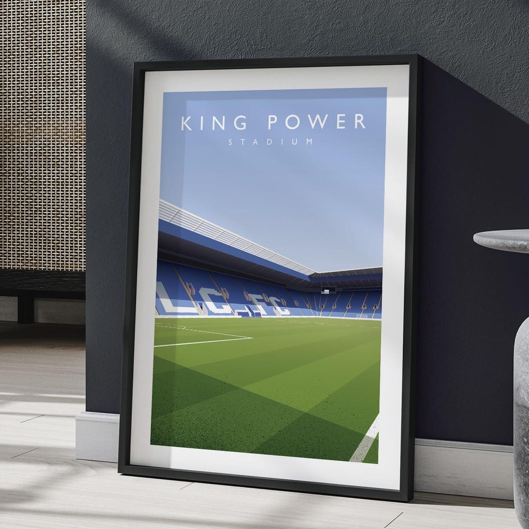Leicester City King Power Stadium Poster - Etsy