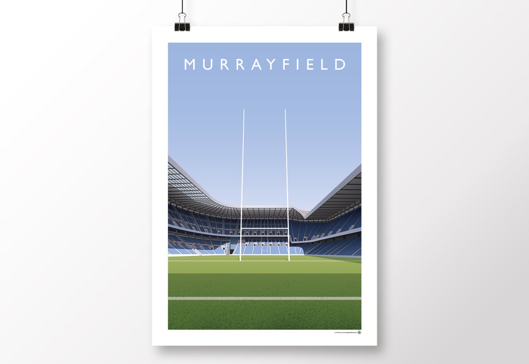 Scotland Rugby Murrayfield Poster - Etsy