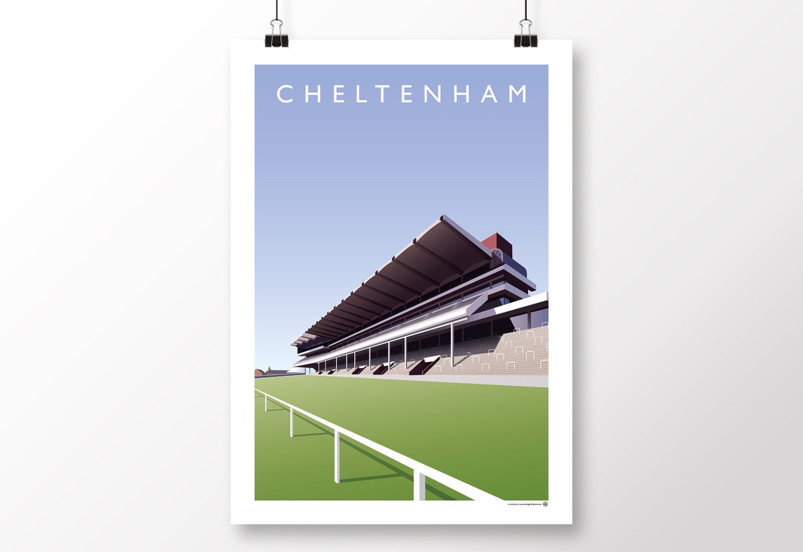 Cheltenham Racecourse Poster - Etsy