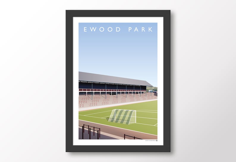 Blackburn Rovers Ewood Park Riverside Stand Poster - Etsy